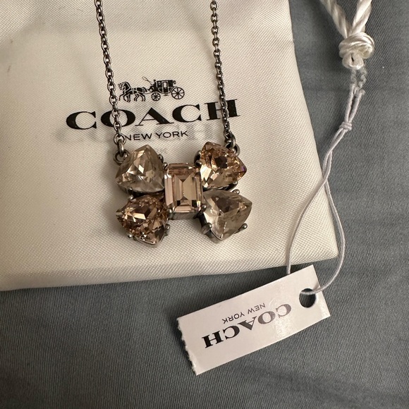 Coach | Jewelry | New Coach Bow Necklace | Poshmark
